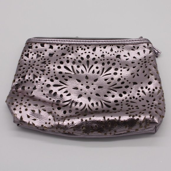 Ulta Beauty | Bags | Ulta Laser Cut Metallic Makeup Bag Case New | Poshmark